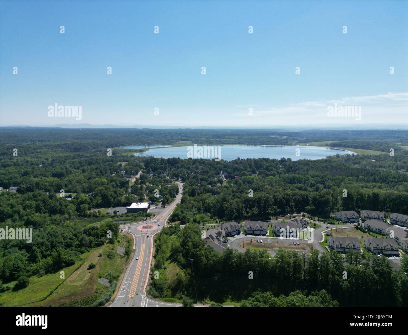 Aerial view round building hi-res stock photography and images - Alamy