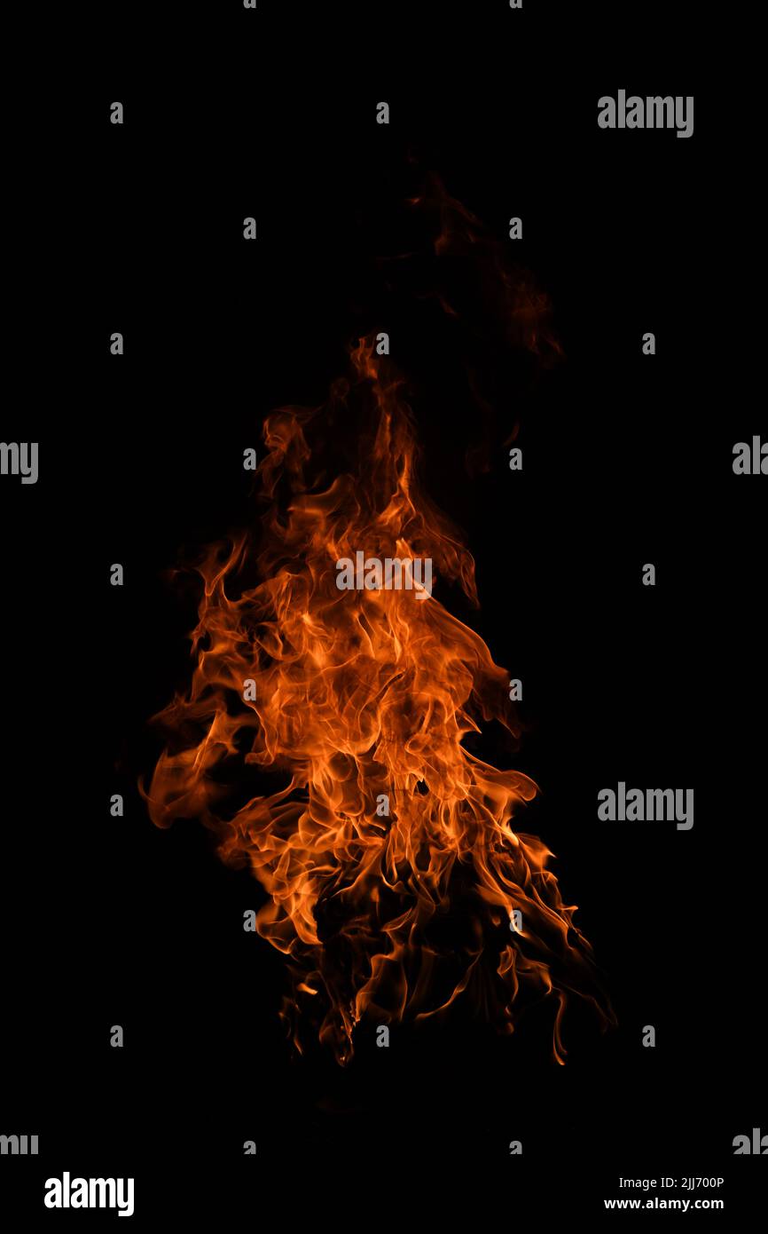 Blaze burning fire flame on art texture background Stock Photo - Alamy