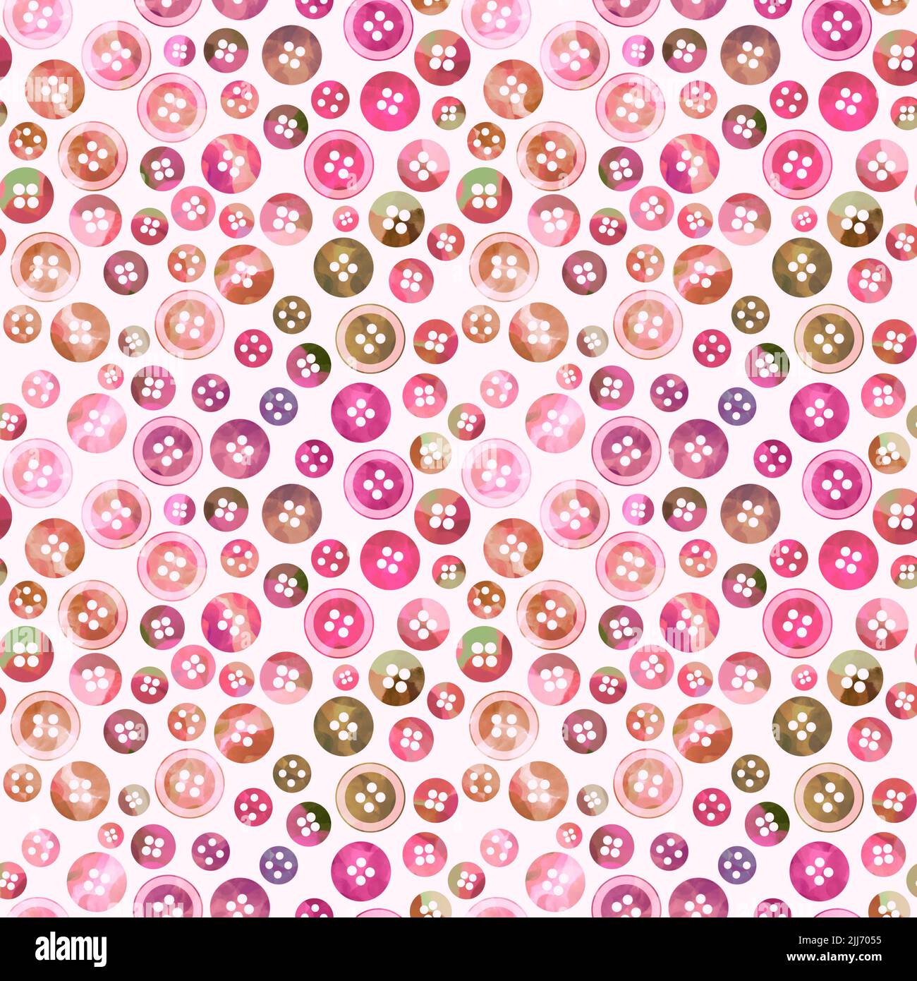 Hobbies seamless plastic buttons pattern for fabrics and wrapping paper ...