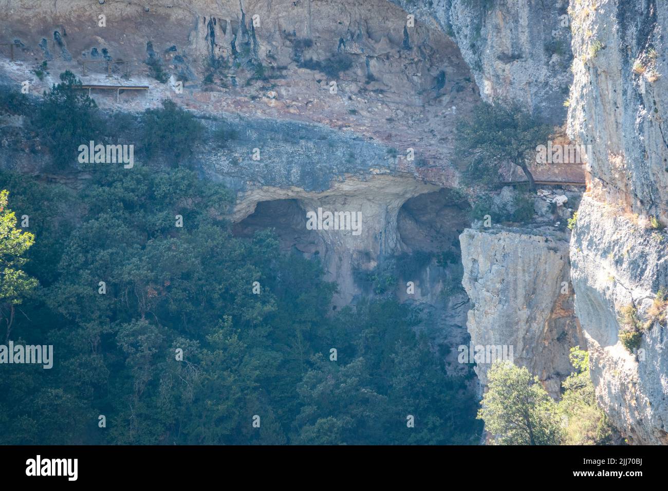 Canyons, giant rock formations, gorges and caves of the Sierra y ...