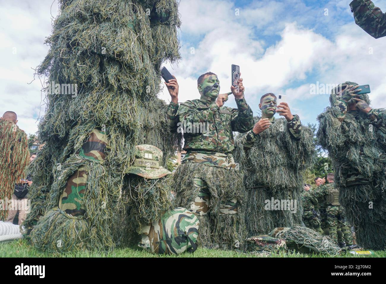 Bogota, Colombia. 20th July, 2022. Military and police parade on July ...