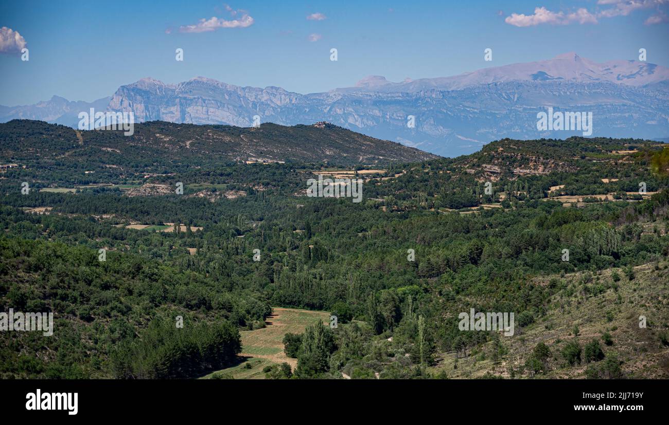 magnificent view over the Parque natural de la Sierra y los Cañones de ...