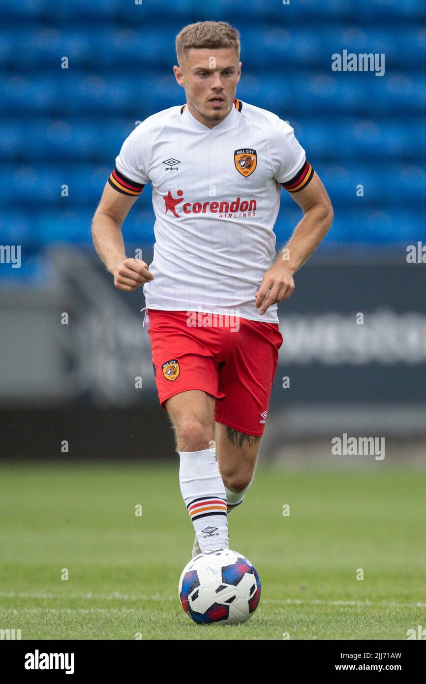 Regan Slater #27 of Hull City on the ball during the game Stock Photo ...