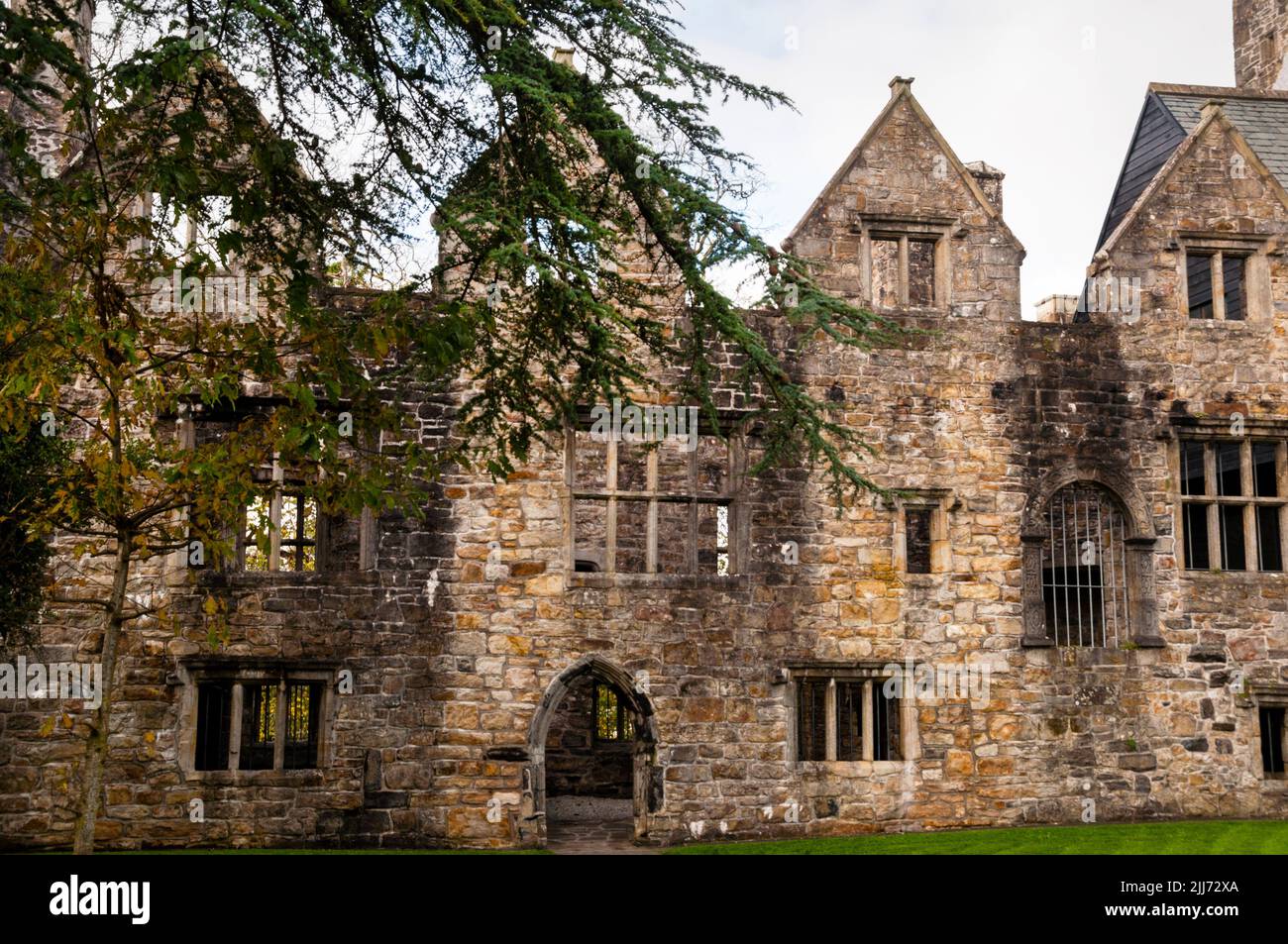 Donegal Castle and Manor House ruins in Donegal, Ireland Stock Photo ...