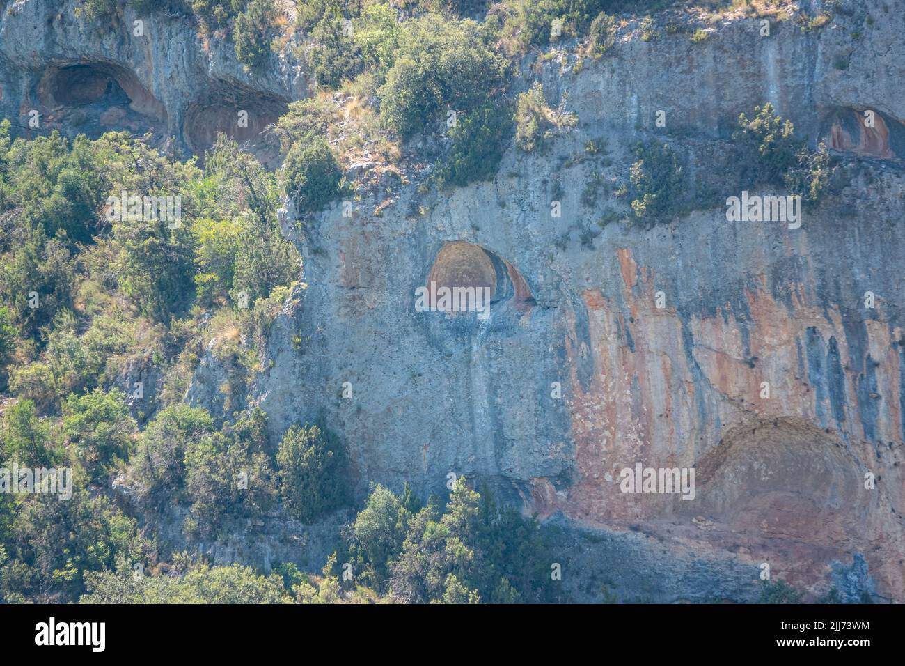 Canyons, giant rock formations, gorges and caves of the Sierra y ...