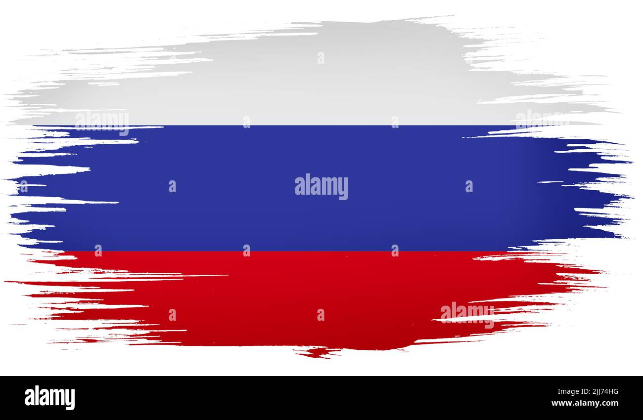 colorful hand-drawn brush strokes painted national country flag of ...