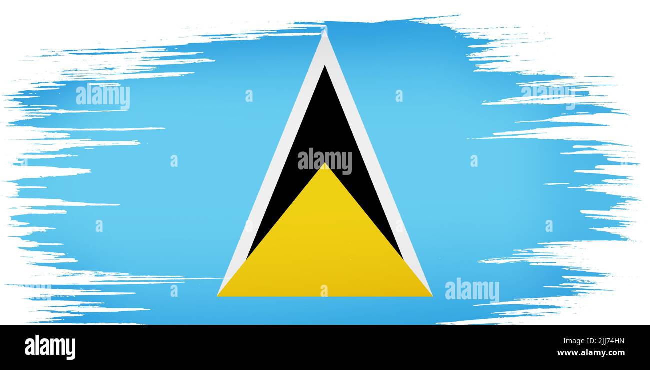 colorful hand-drawn brush strokes painted national country flag of ...