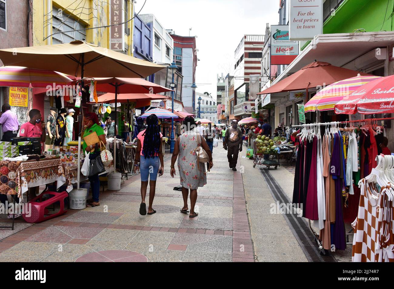 Swan street in the city barbados hi-res stock photography and images ...