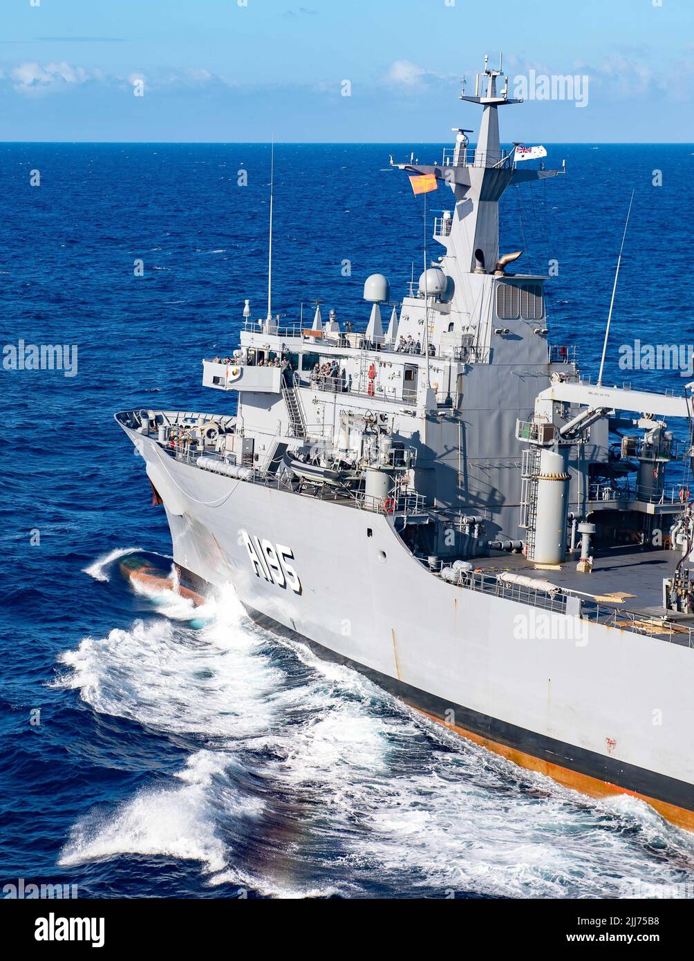 PACIFIC OCEAN (July 22, 2022) Royal Australian Navy Supply-class ...