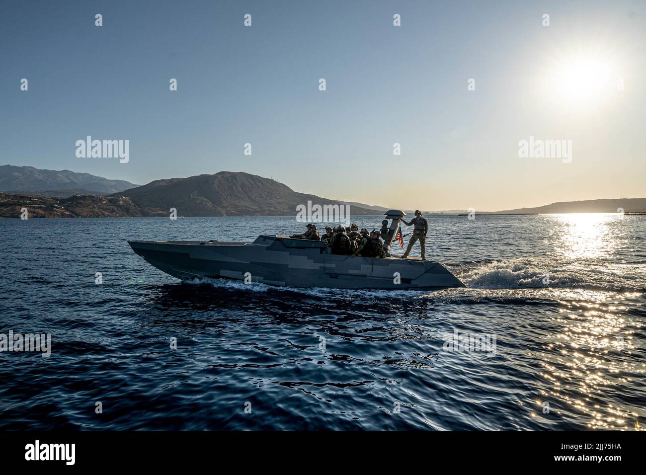 U.S. Naval Special Warfare Combatant-Craft Crewmen with Special Boat ...