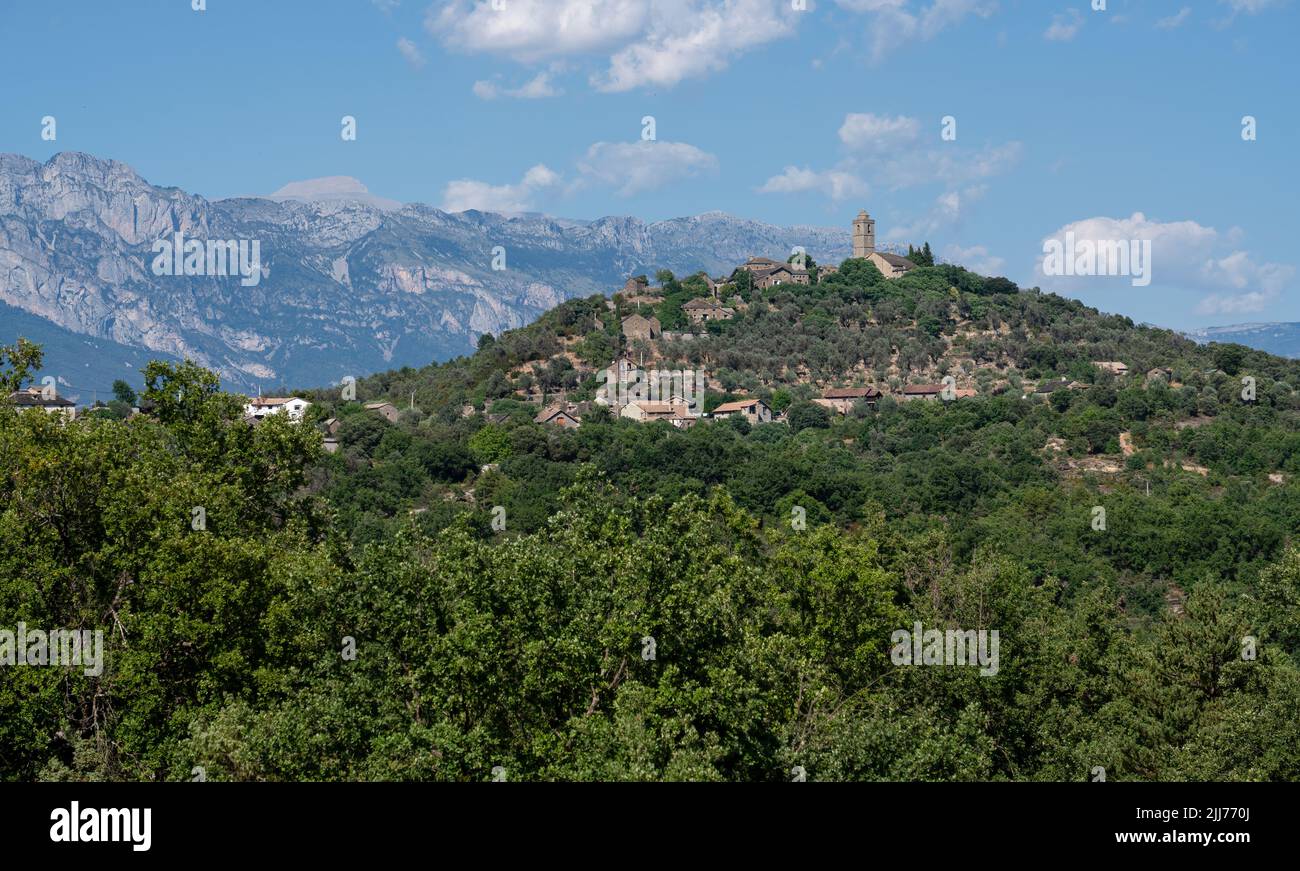 magnificent view over the Parque natural de la Sierra y los Cañones de ...