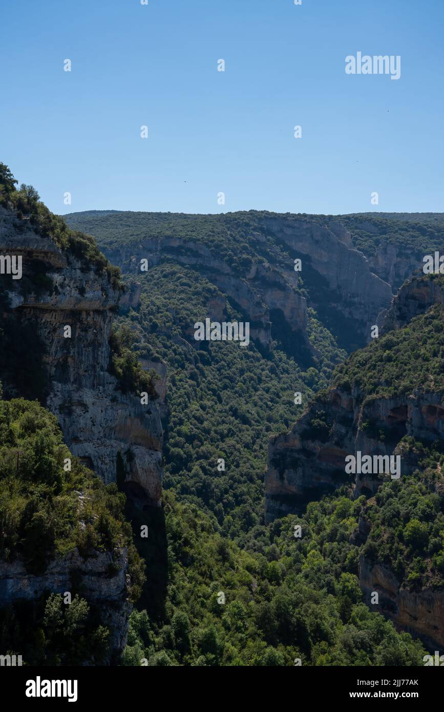 Canyons, giant rock formations, gorges and caves of the Sierra y ...