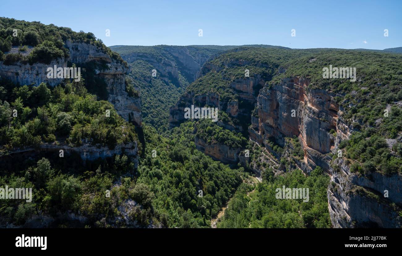 Canyons, giant rock formations, gorges and caves of the Sierra y ...