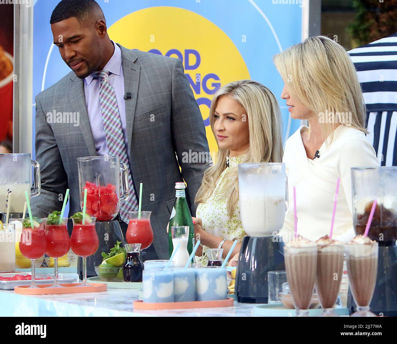 Maria Provenzano on the set Good Morning America to talk about her book ...