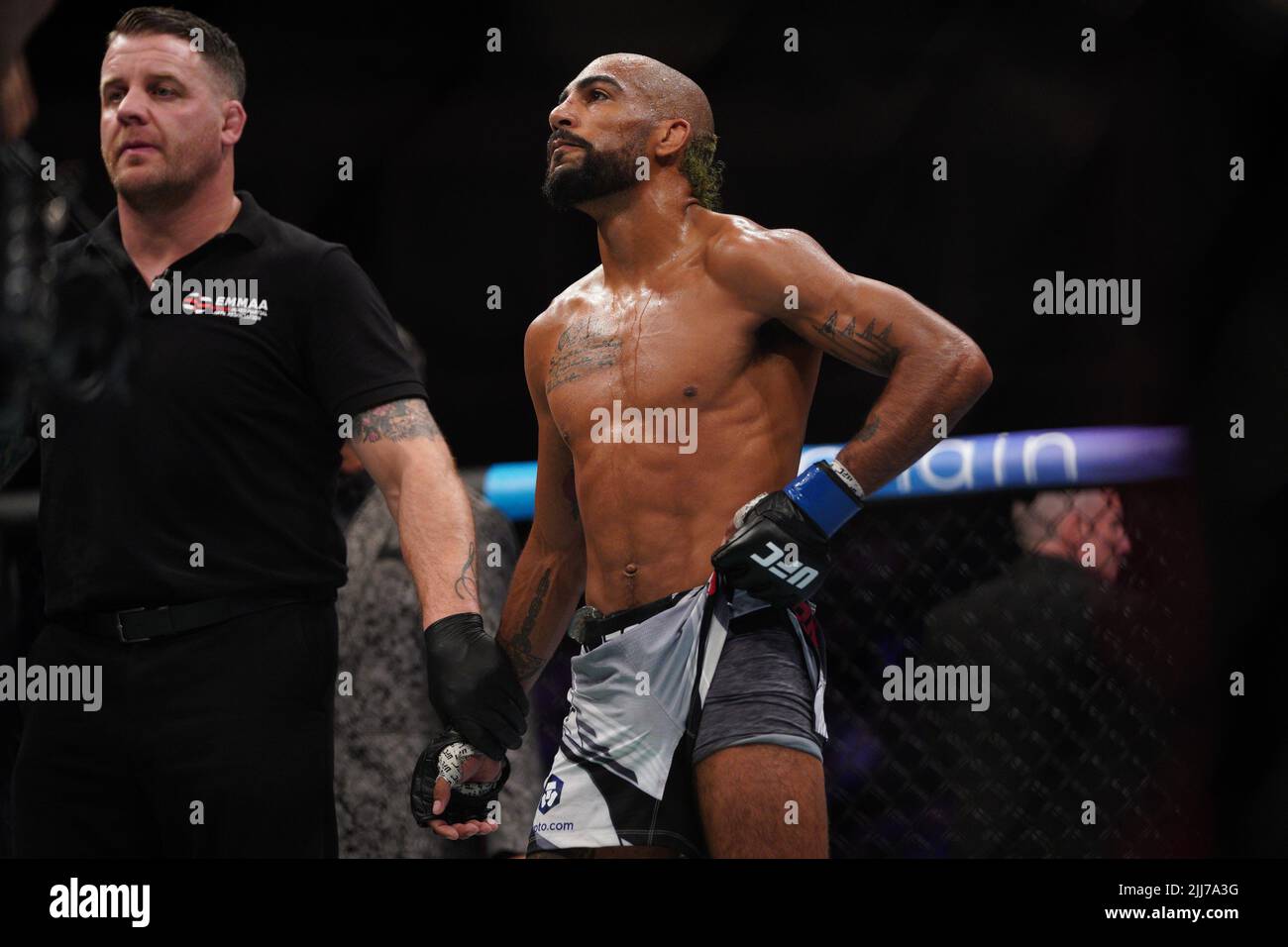 LONDON, UK - JULY 23: Charles Johnson after his fight against Muhammad ...