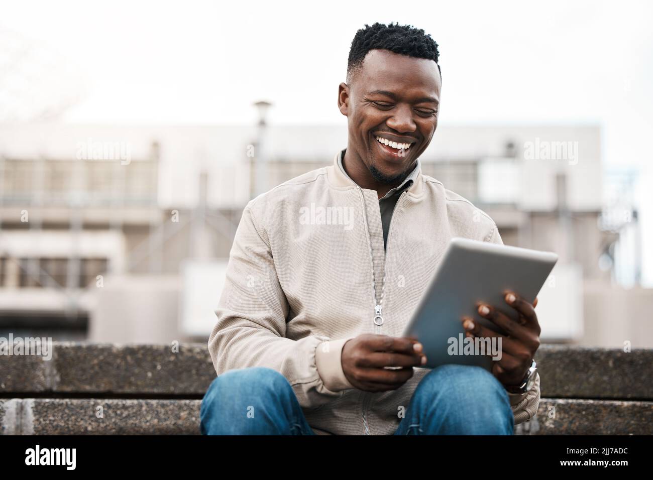 Always ready to learn something new. a businessman using his digital ...