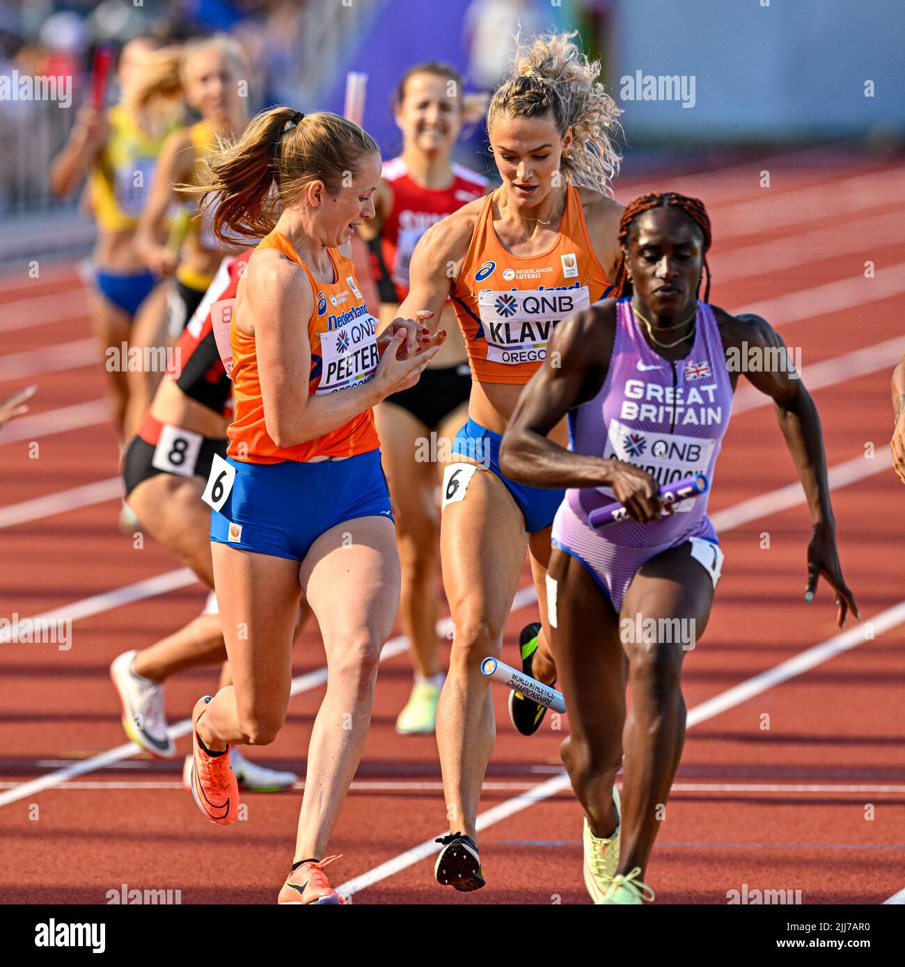 EUGENE, UNITED STATES - JULY 23: Cathelijn Peeters of The Netherlands ...