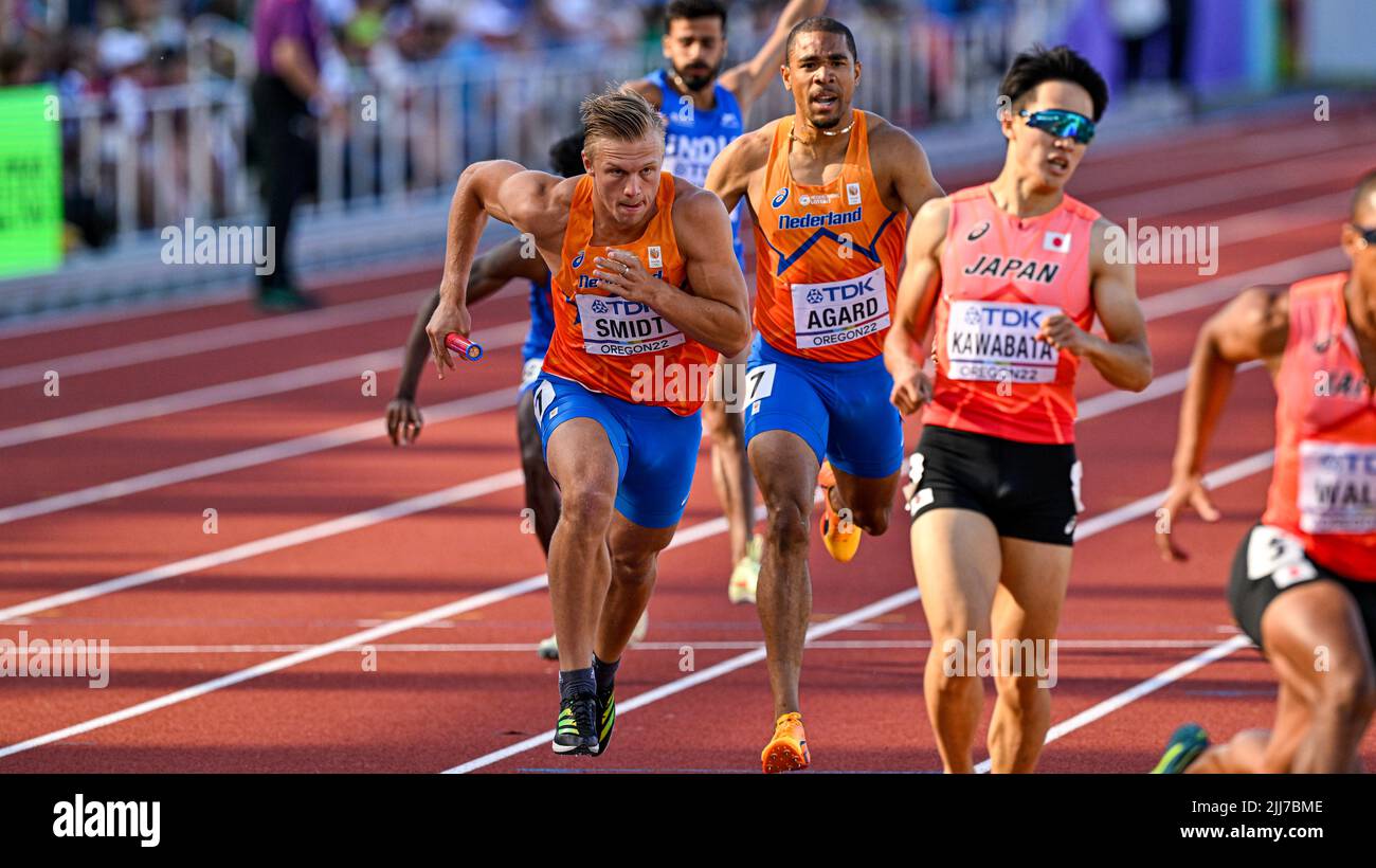 EUGENE, UNITED STATES - JULY 23: Nick Smidt of The Netherlands ...