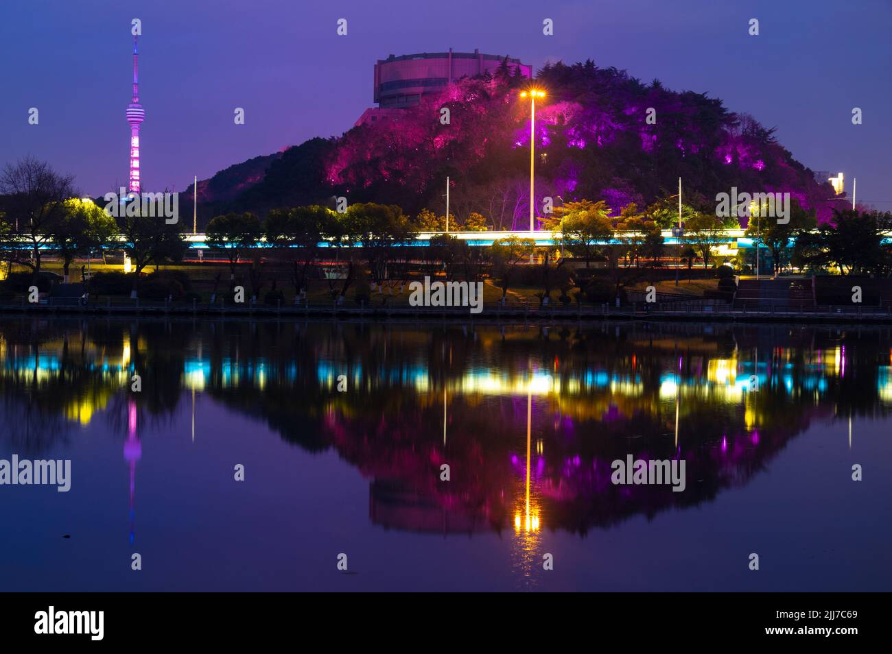Wuhan city skyline scenery in Wuahn, Hubei, China Stock Photo - Alamy