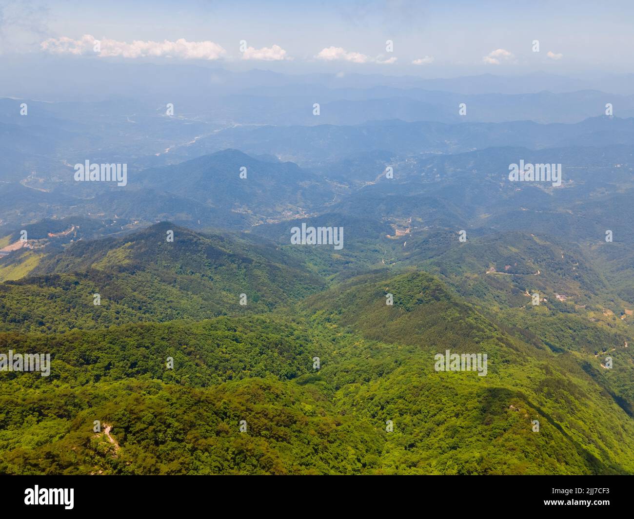 Early summer scenery of Dabie Mountain Bodao Peak Scenic Area in ...