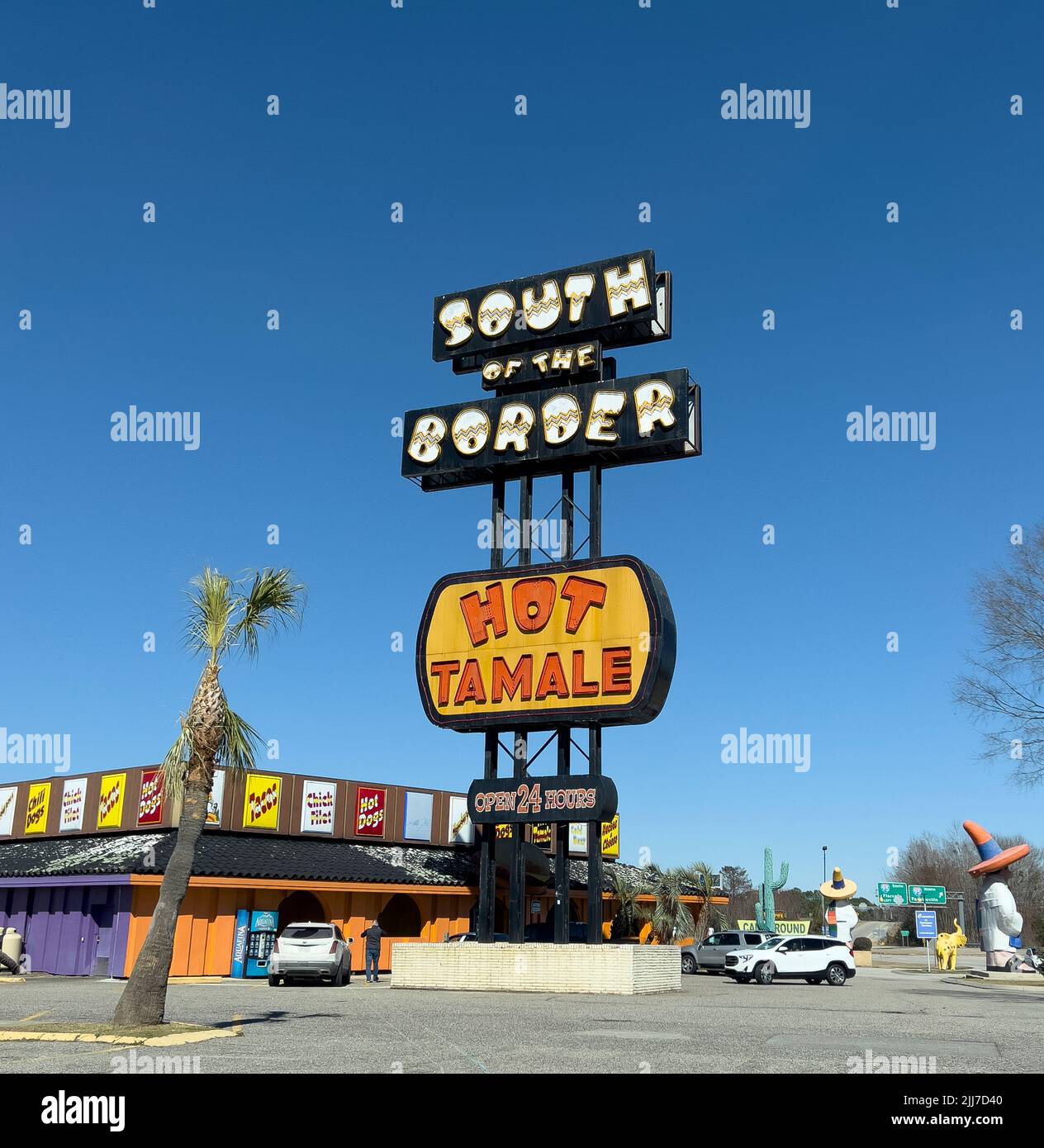 2/20/22, Hamer, South Carolina - South of the Border roadside ...