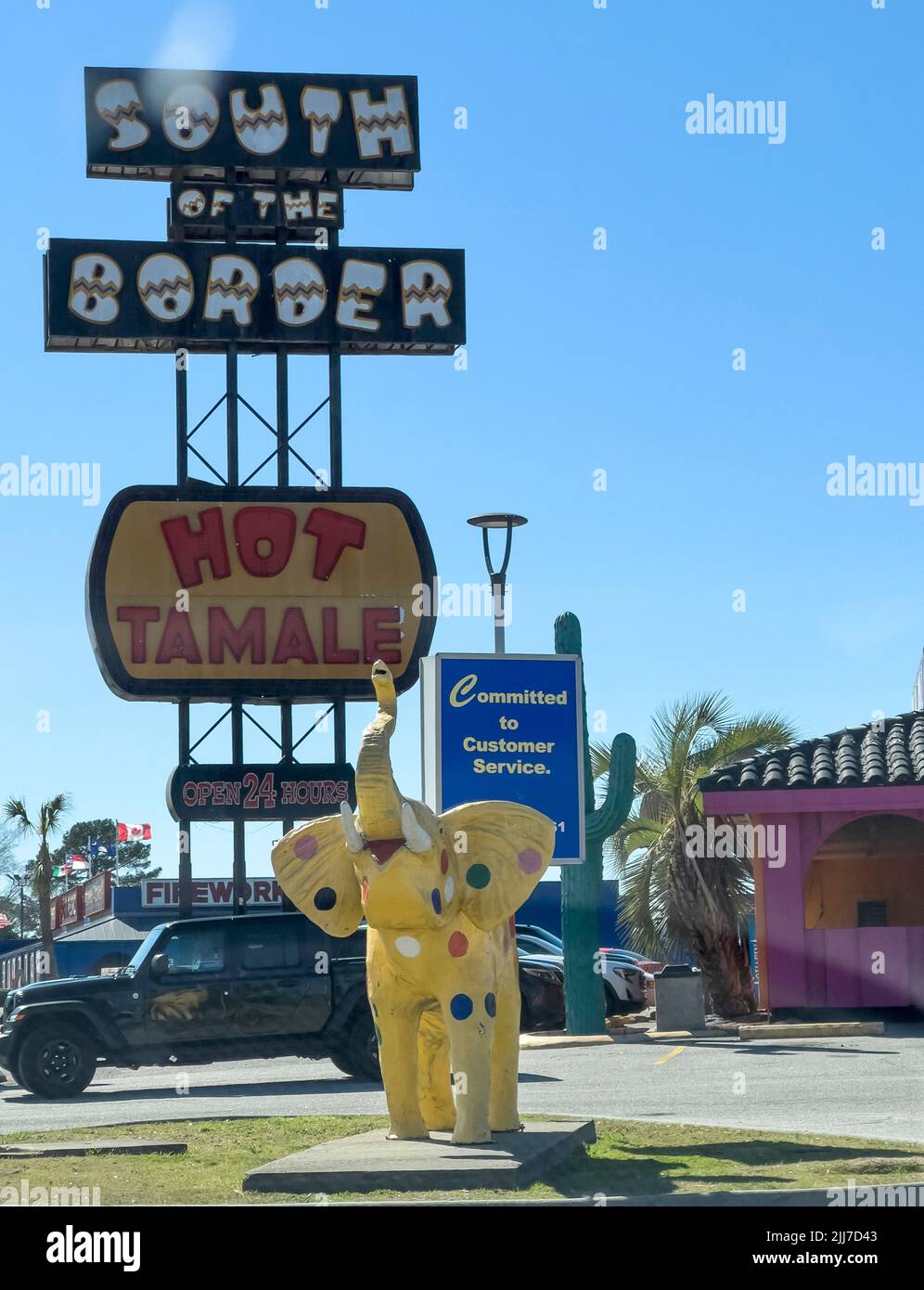 2/20/22, Hamer, South Carolina - South of the Border roadside ...