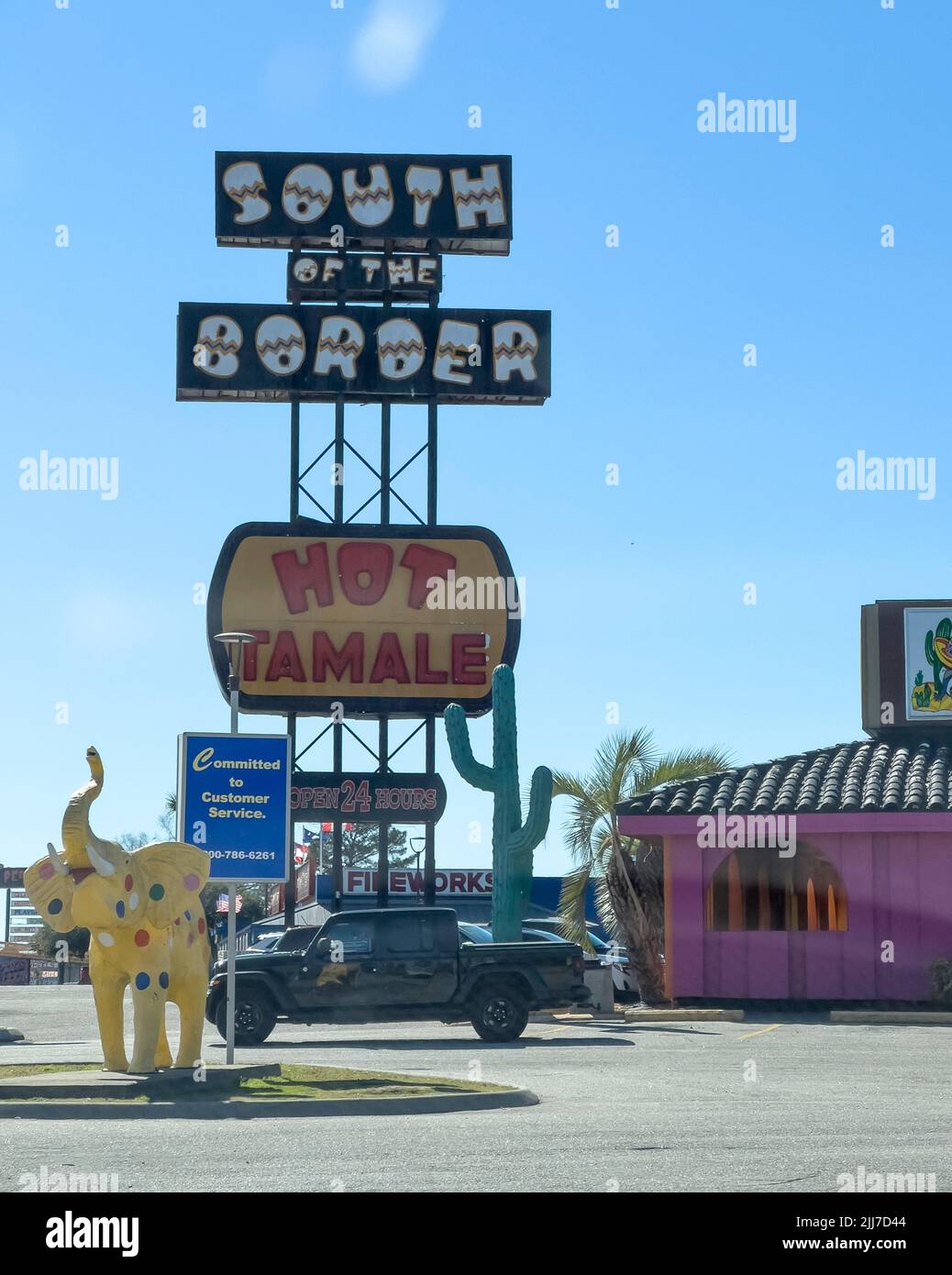 2/20/22, Hamer, South Carolina - South of the Border roadside ...