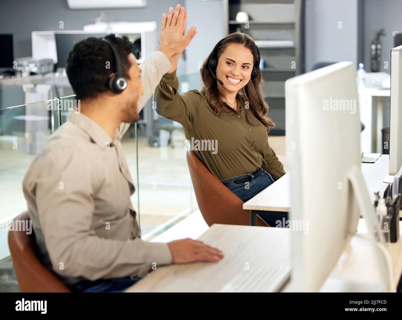 Another day, another satisfied customer. a businessman and ...