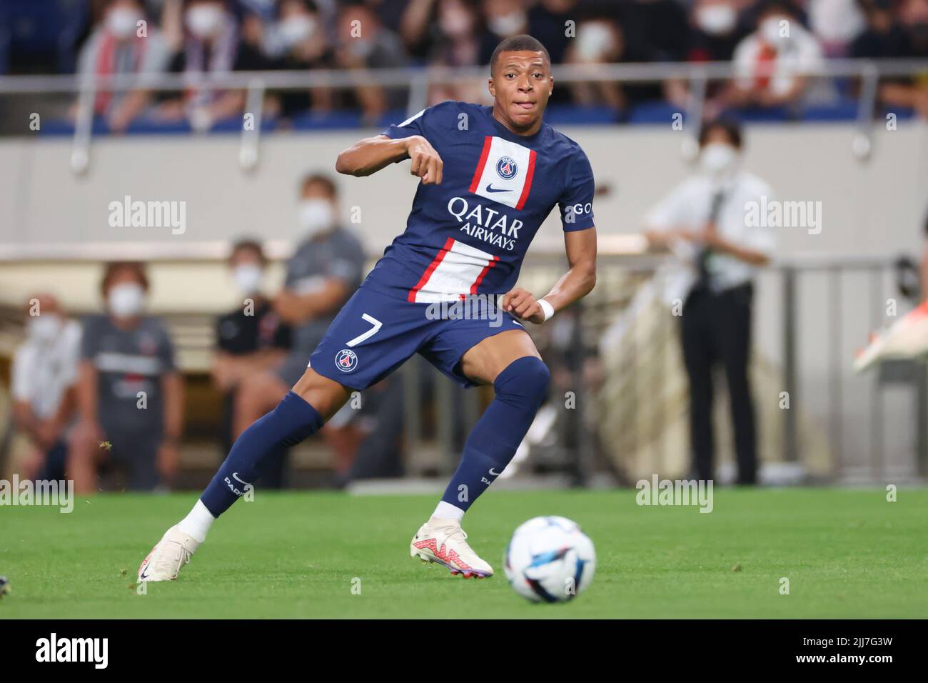 Saitama, Japan. 23rd July, 2022. Kylian Mbappe (PSG) Football/Soccer ...