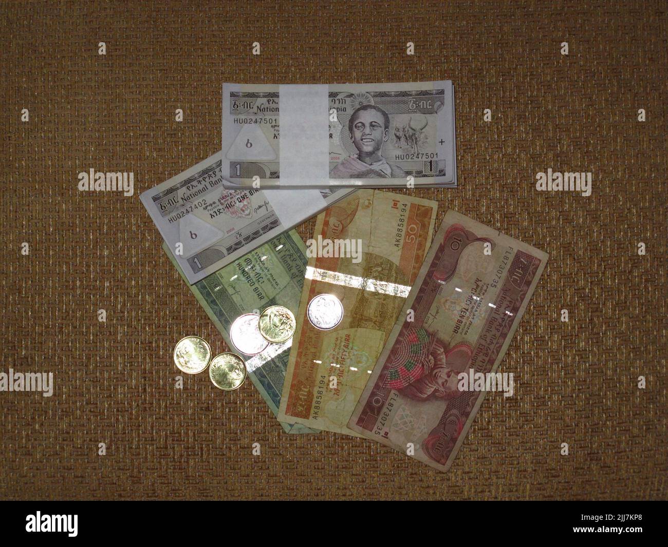 Cash, money of Ethiopia country Stock Photo - Alamy