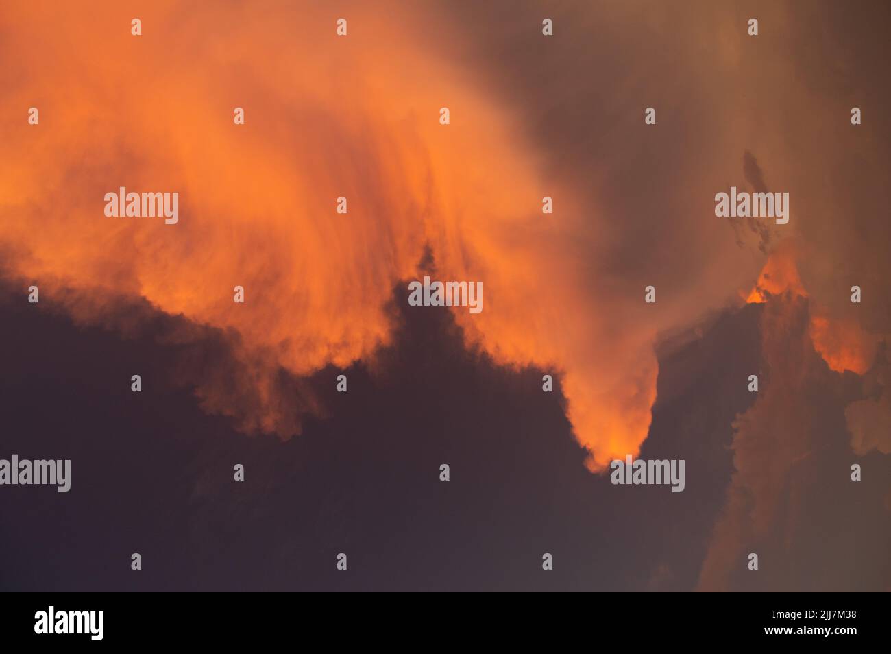 Fascinating sky and clouds natural scenery in summer Stock Photo - Alamy