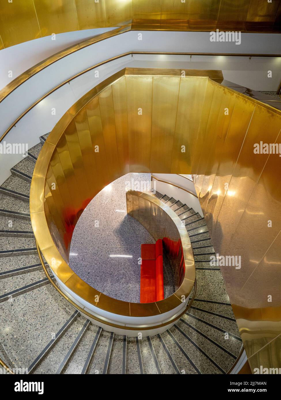 Spiral staircase located in WA Museum Boola Bardip Perth Western ...