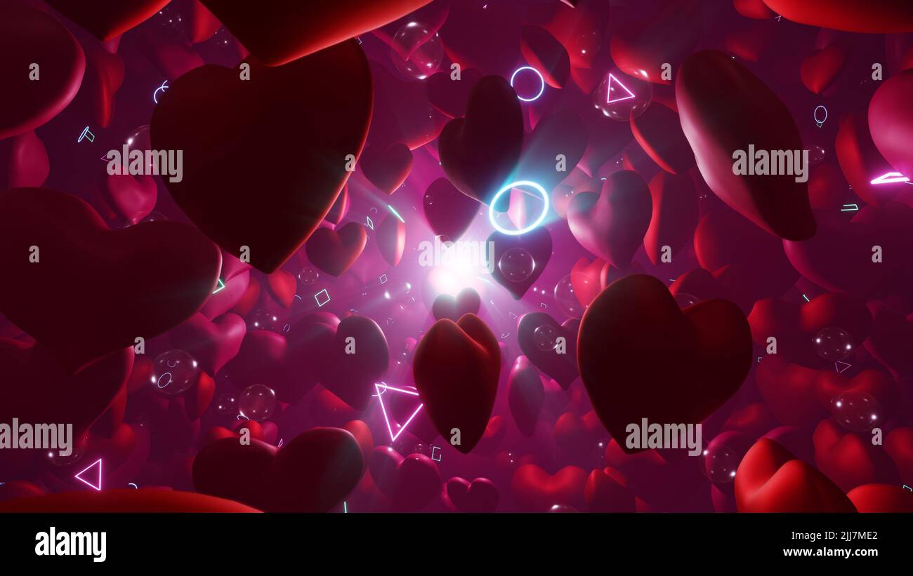 3D illustration Background for advertising and wallpaper in wedding and ...