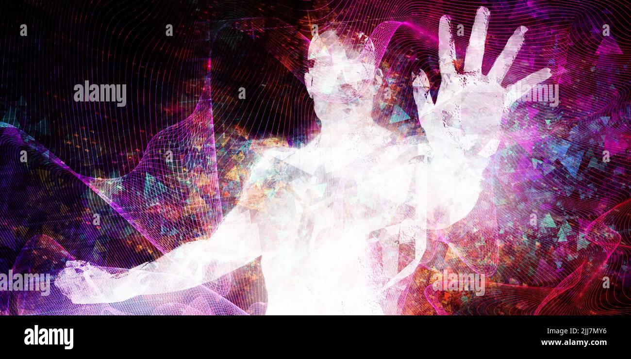 Calm in Chaos and Managing Crazy Emotions Situation Stock Photo - Alamy