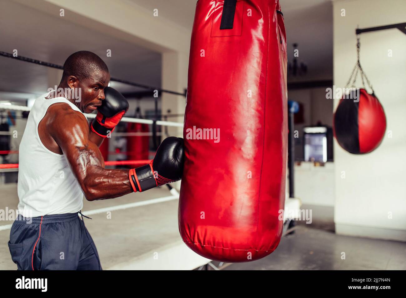 Sport athlete boxer boxing man male hi-res stock photography and images ...