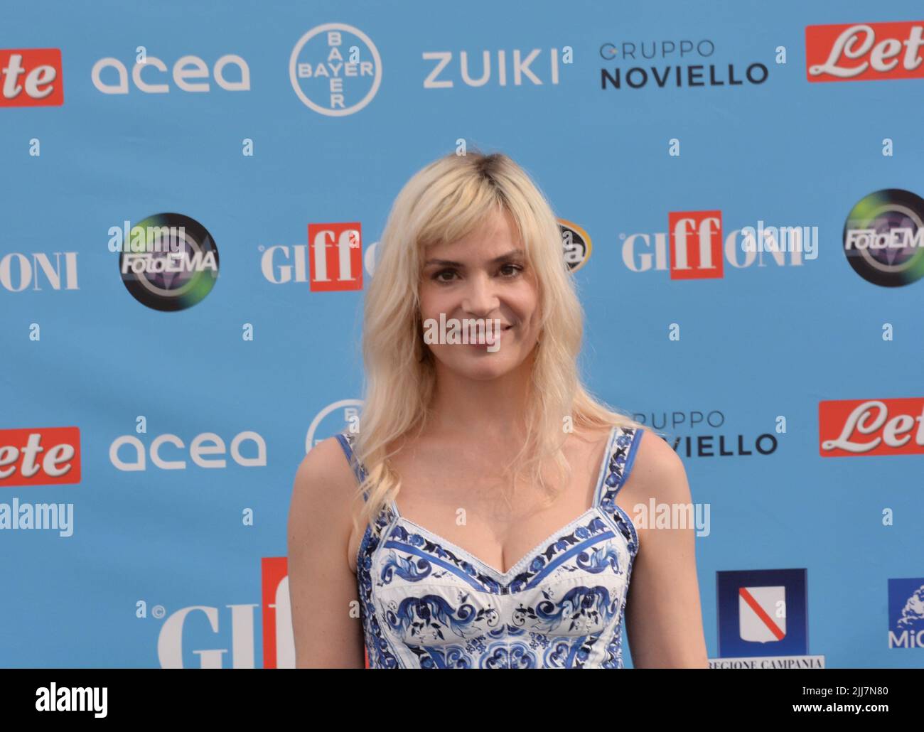 July 23, 2022, GIFFONI VALLE PIANA, Italy: Micaela Ramazzotti at ...