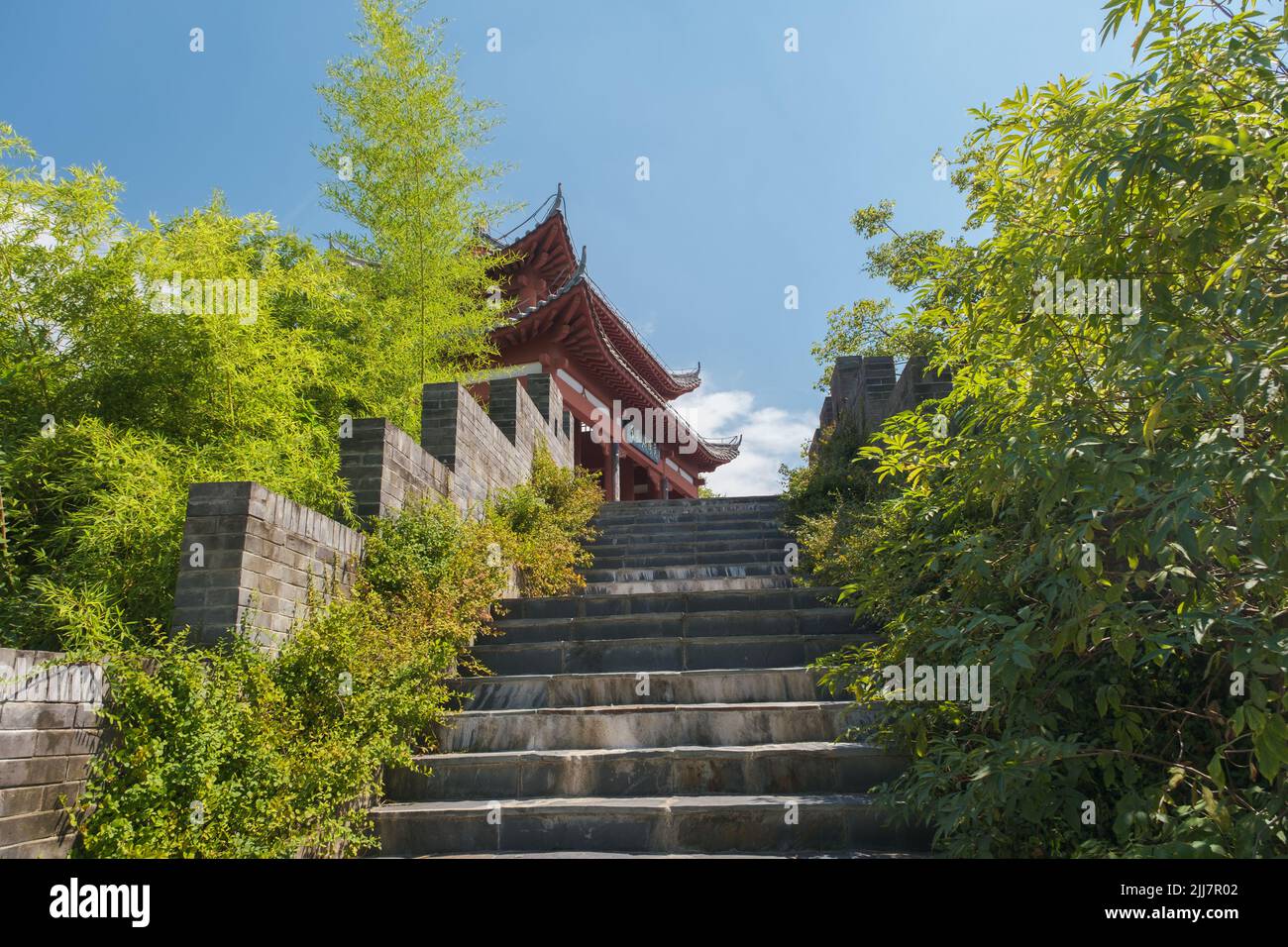 Hubei Wuhan Garden Expo Park summer scenery, China Stock Photo - Alamy