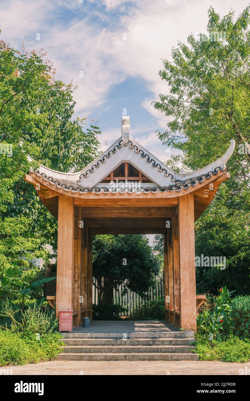 Hubei Wuhan Garden Expo Park summer scenery, China Stock Photo - Alamy