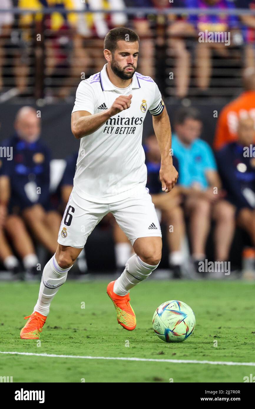 Las Vegas, NV, USA. 23rd July, 2022. Real Madrid defender Nacho ...