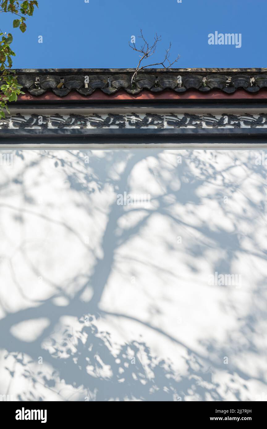 Scenery of Qingchuan Pavilion Park in Hanyang, Wuhan, Hubei, China ...