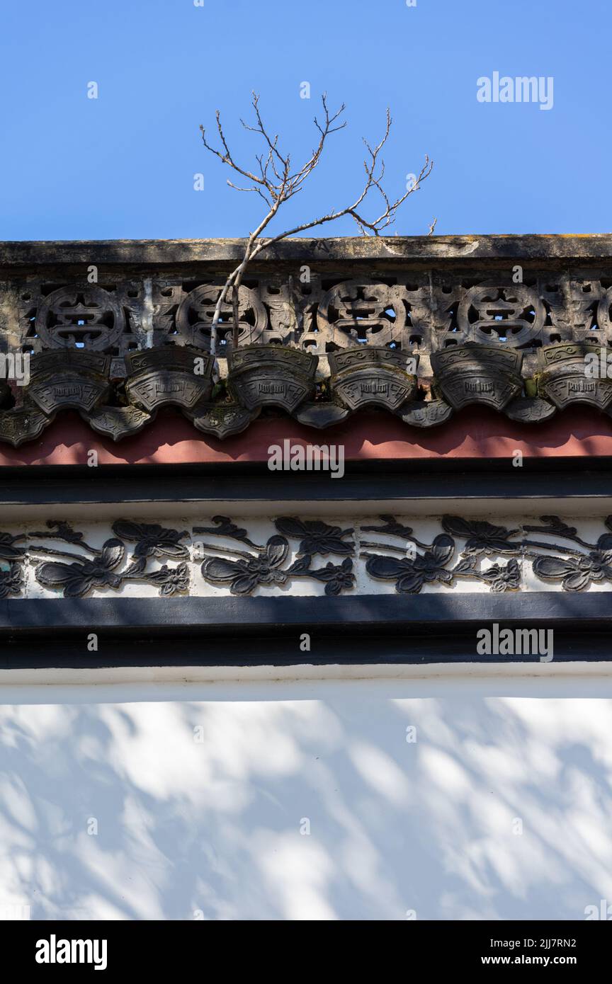 Scenery of Qingchuan Pavilion Park in Hanyang, Wuhan, Hubei, China ...