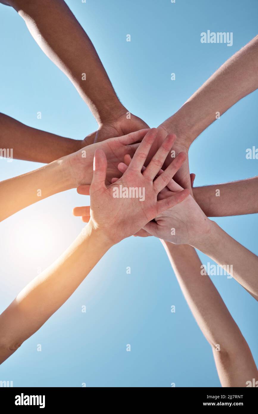 Well always be on the same team. a group of unrecognizable people ...