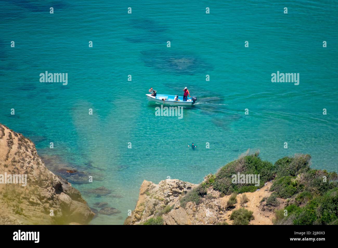 Scenic view from Tamanart Beach in Collo, Algeria Stock Photo - Alamy