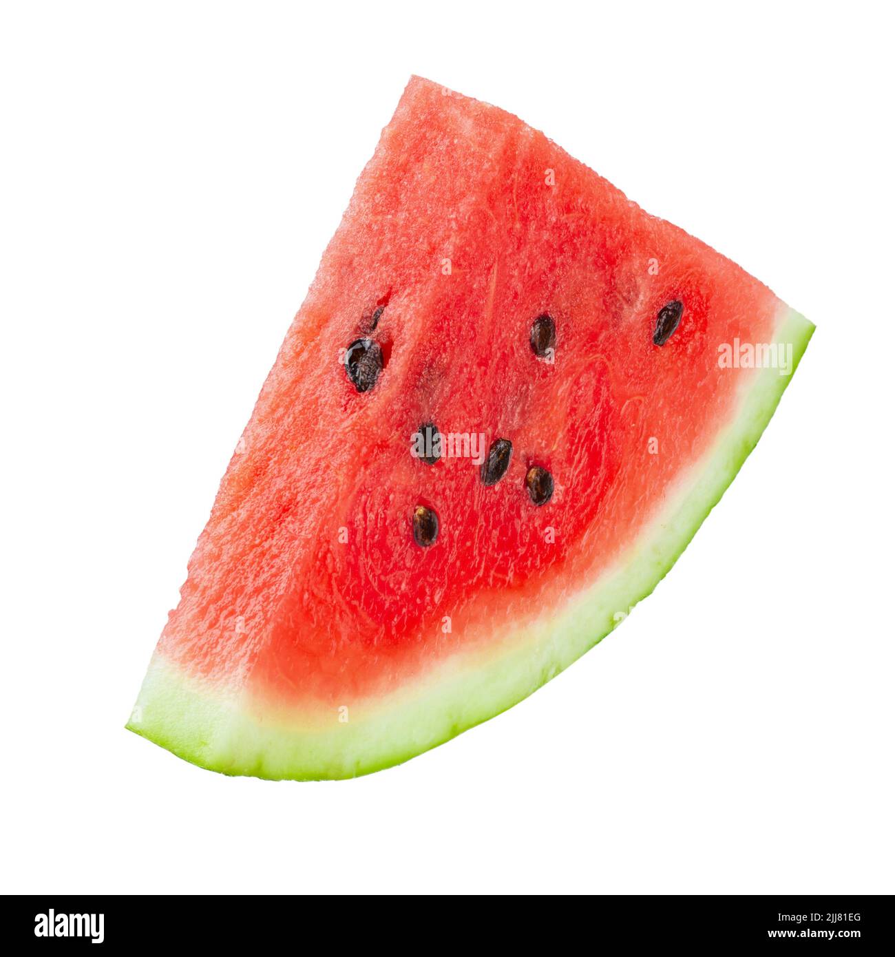 Sliced of watermelon isolated on white background. File contains ...