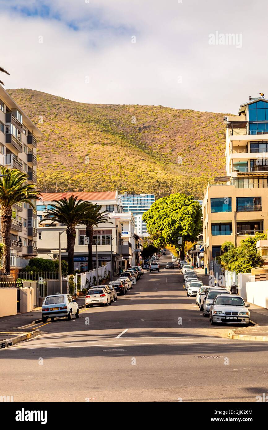 Cape Town, South Africa - May 12, 2022: Street scene on Sea Point ...