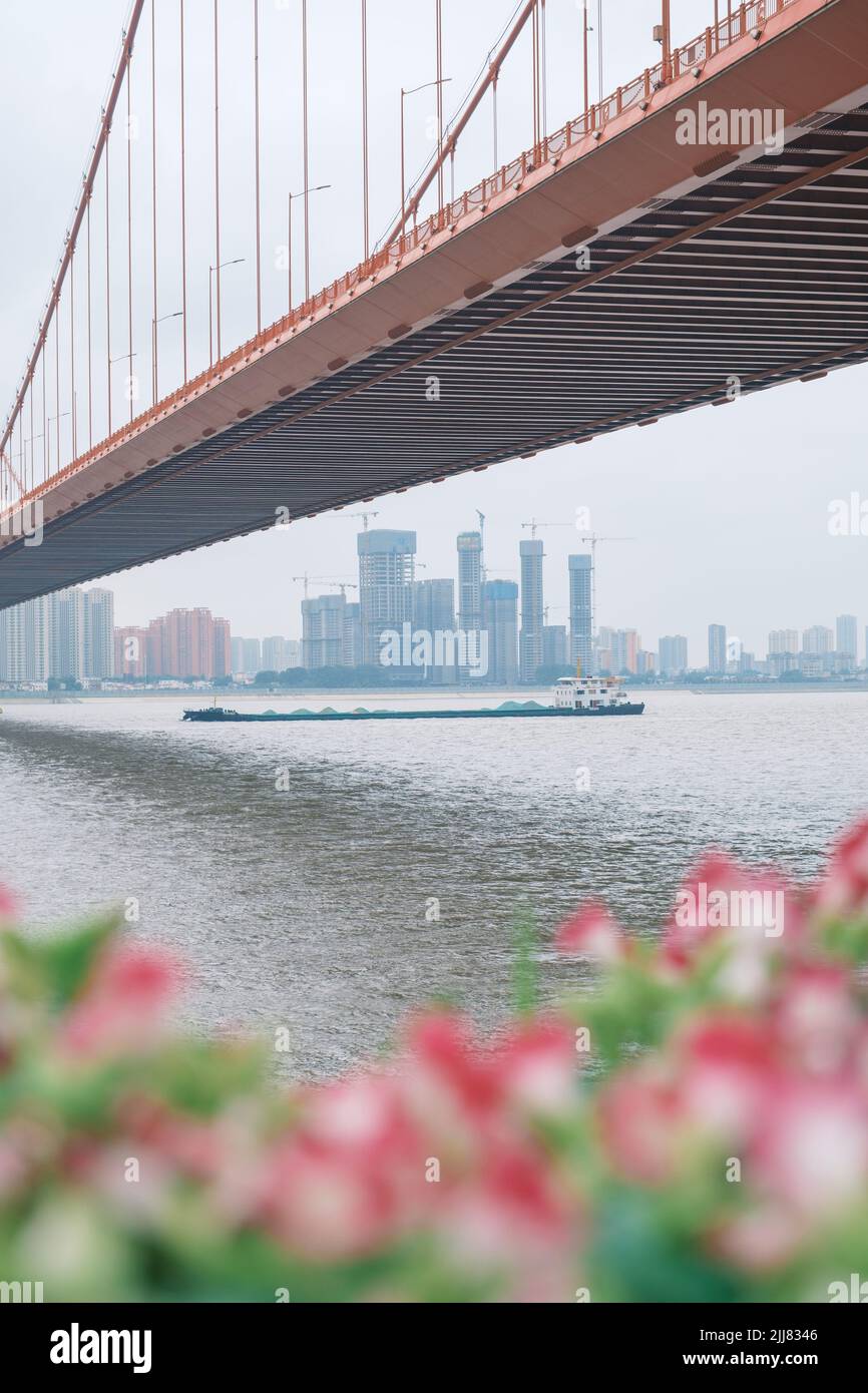 Wuhan city skyline scenery in Wuahn, Hubei, China Stock Photo - Alamy