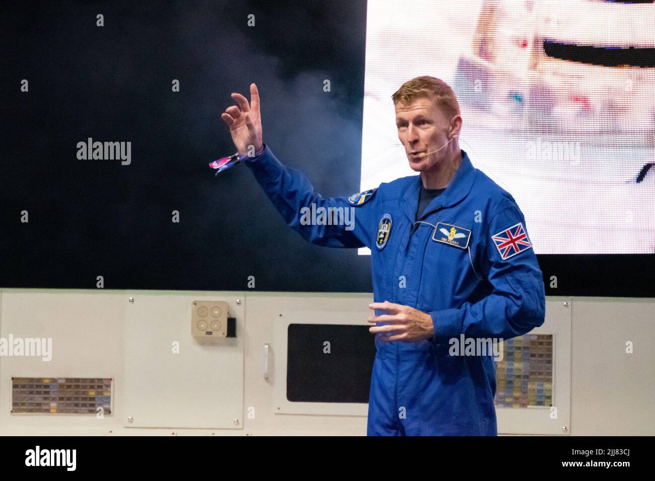 Timothy Nigel “Tim” Peake CMG (born 7 April 1972) is a British Army Air Corps officer, European ...