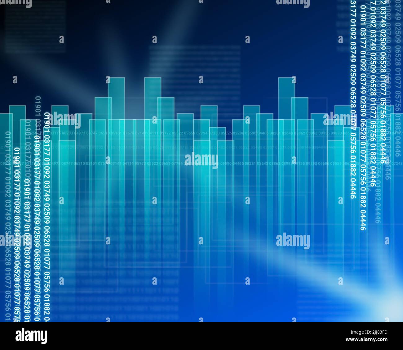 digital technology number background. concept for new invention and ...