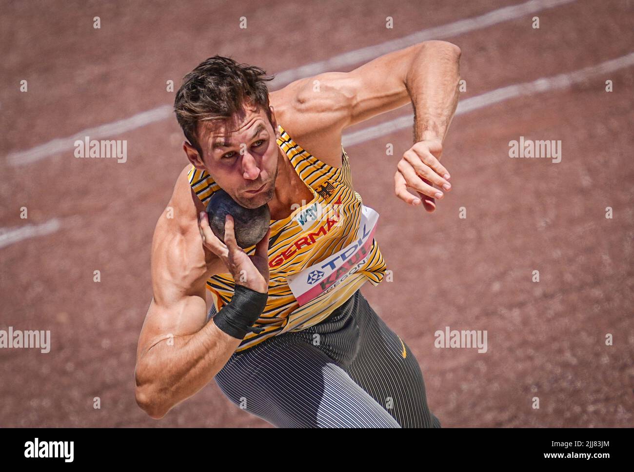 Eugene, USA. 23rd July, 2022. Athletics: World Championships, decathlon ...