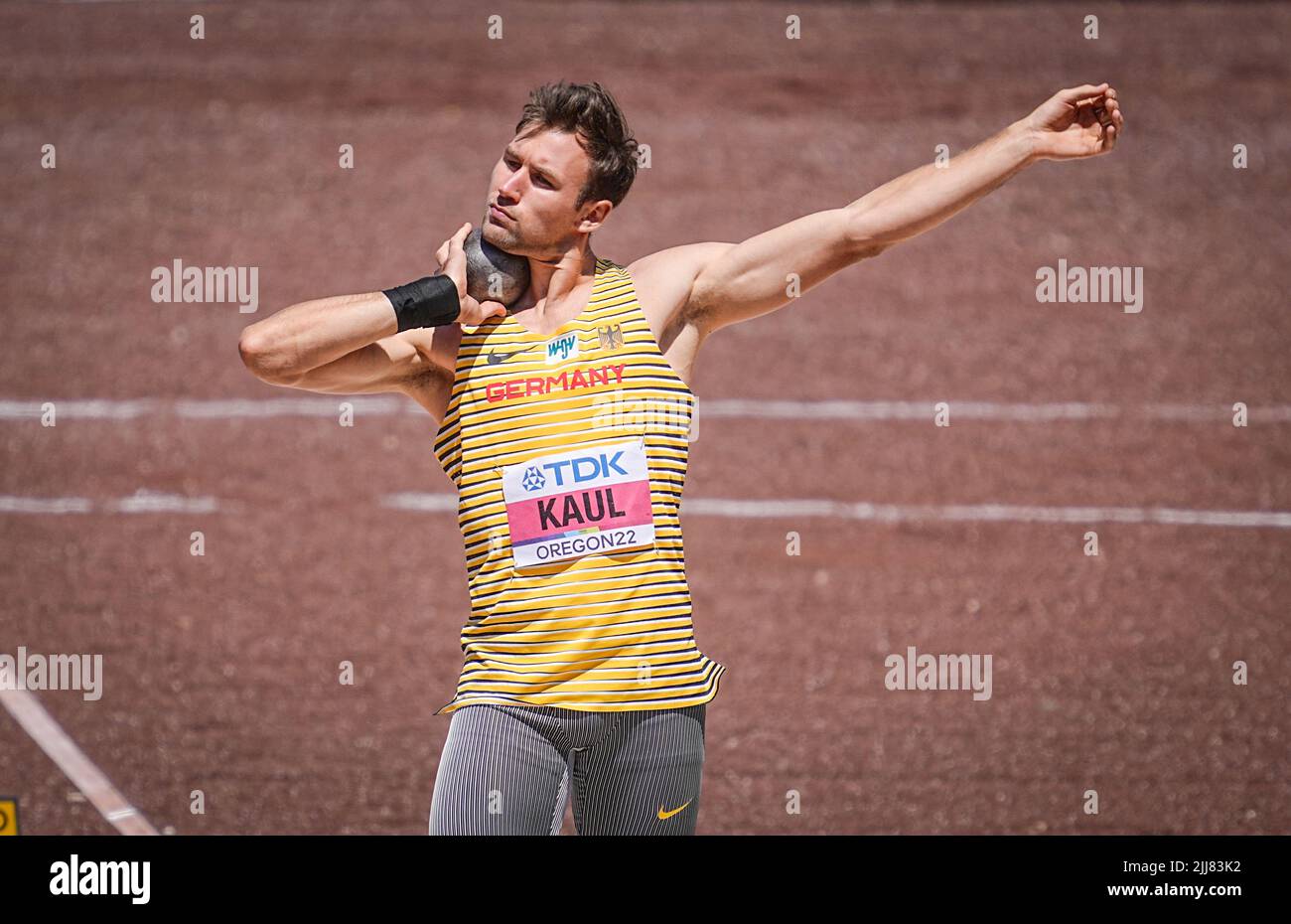 Eugene, USA. 23rd July, 2022. Athletics: World Championships, decathlon ...